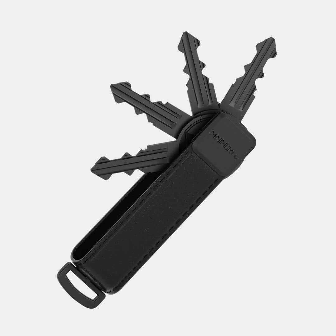 Black Leather Key Organiser